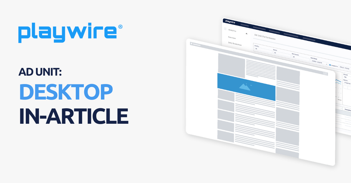 In-Content Ad Unit | Playwire